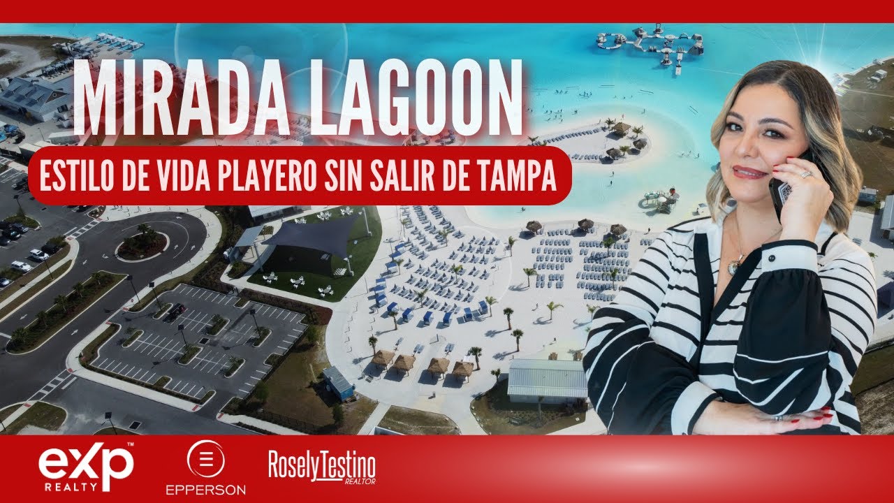 Así se Vive en Mirada Lagoon: Entretenimiento y Lujo en Tampa - YouTube