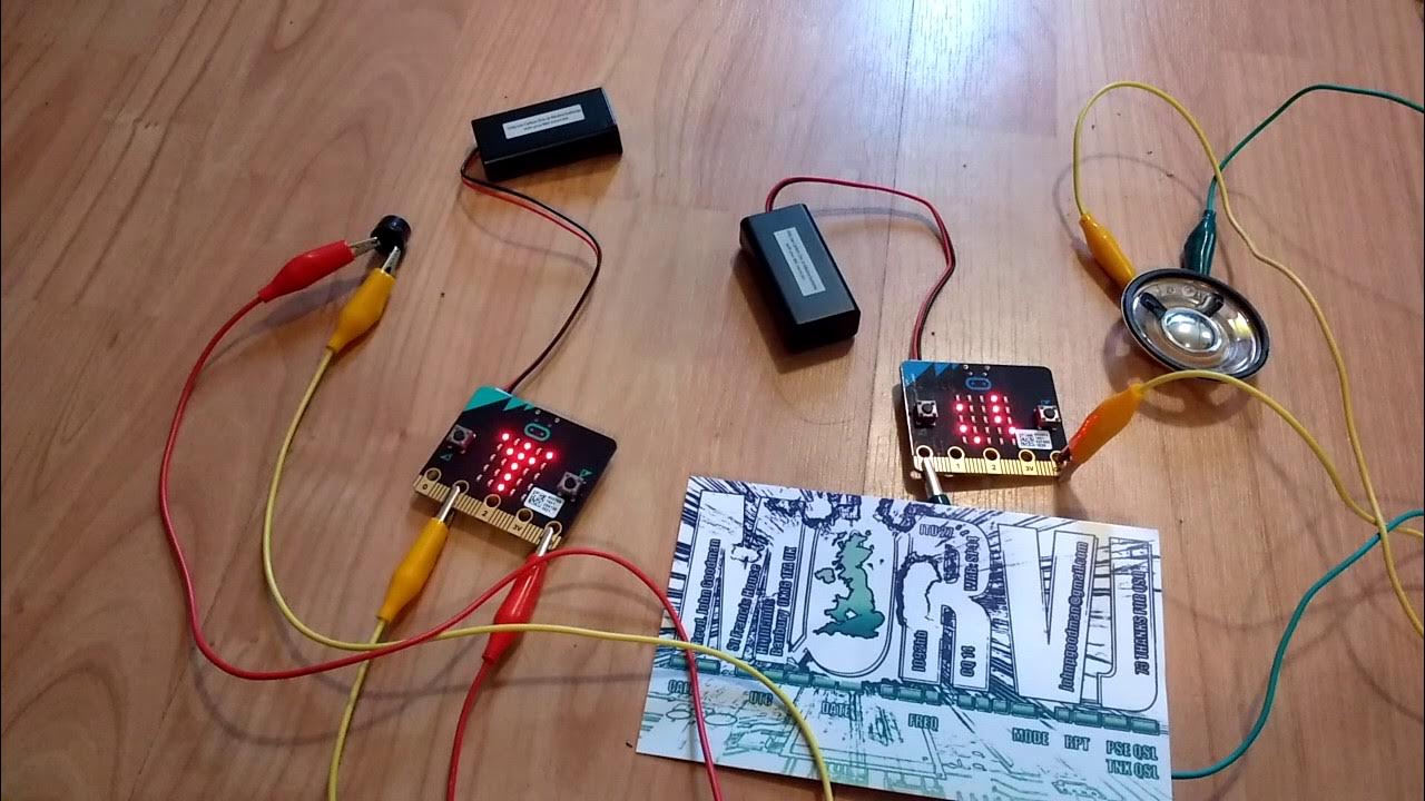 Microbit Morse Transceiver - YouTube