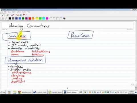 Programming naming conventions: PascalCase - YouTube