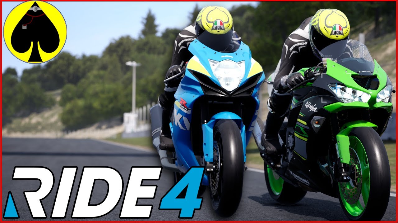 RIDE 4 - NINJA VS GIXER! - YouTube