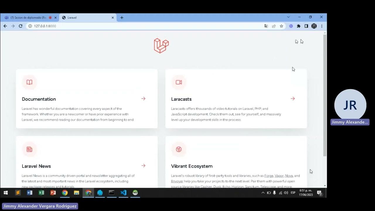 1.9 proyecto Laravel 10x con modulos de login y registro de usuarios - YouTube