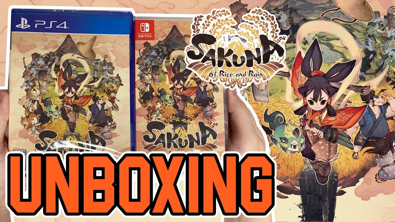 Sakuna: of Rice and Ruin(PS4/Nintendo Switch) Unboxing - YouTube