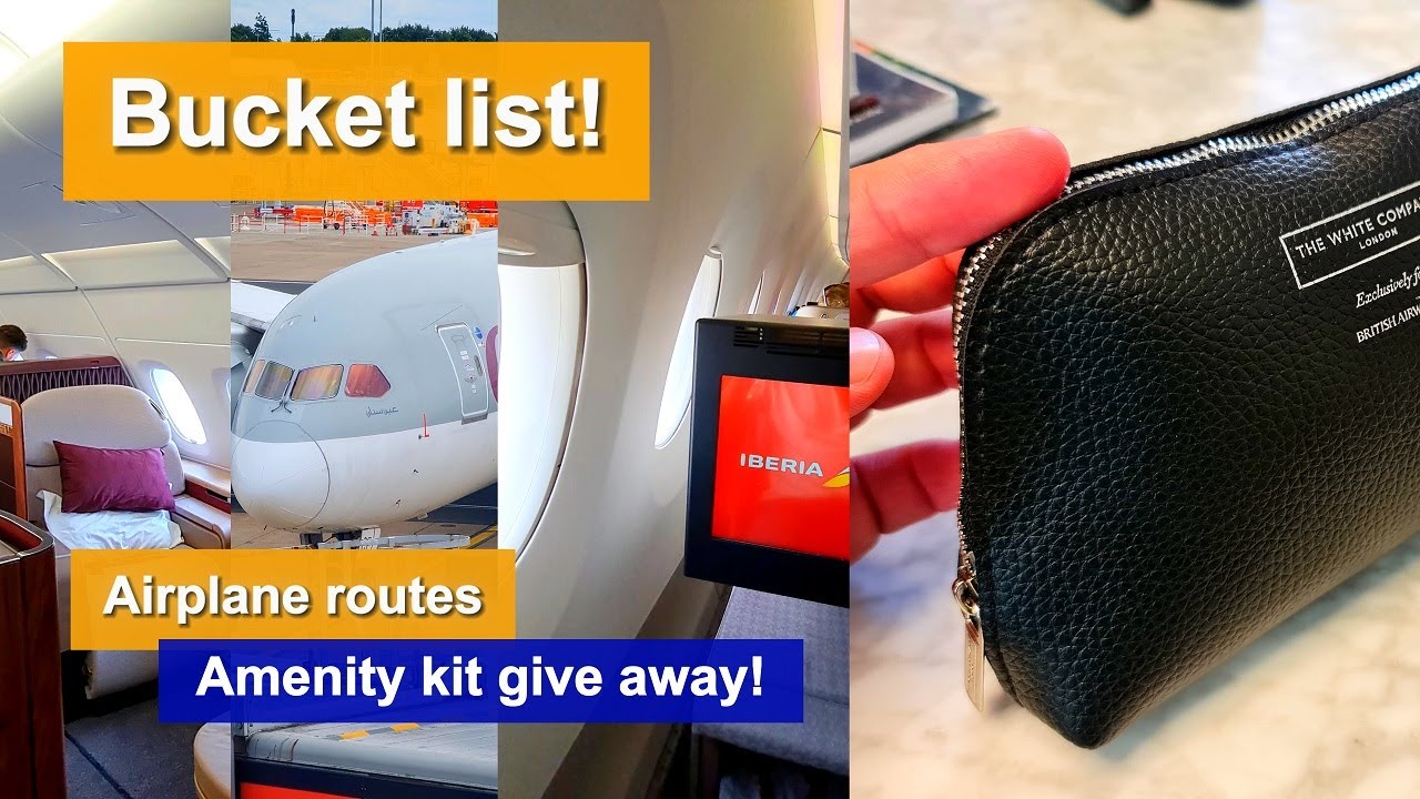 1000 subscribers! | Bucket list airplane journeys - YouTube