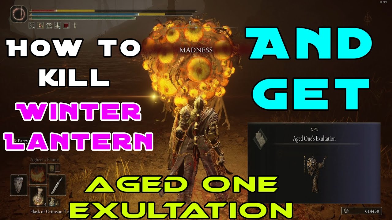 How to Kill Winter Lantern - Elden Ring Shadow of the Erdtree || Aged One’s Exultation Talisman ...