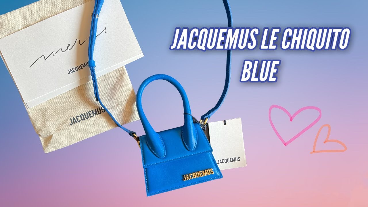 [Unboxing] JACQUEMUS Le Chiquito BLUE 💙 🎁 #jacquemus #unboxing #asmr ...