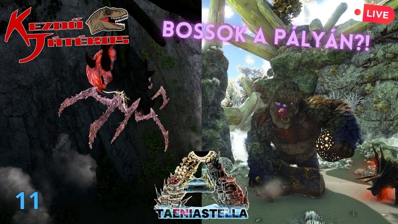 Ark: TaeniaStella 11.rész - Bossok a pályán?! (BROODMOTTHER és ...