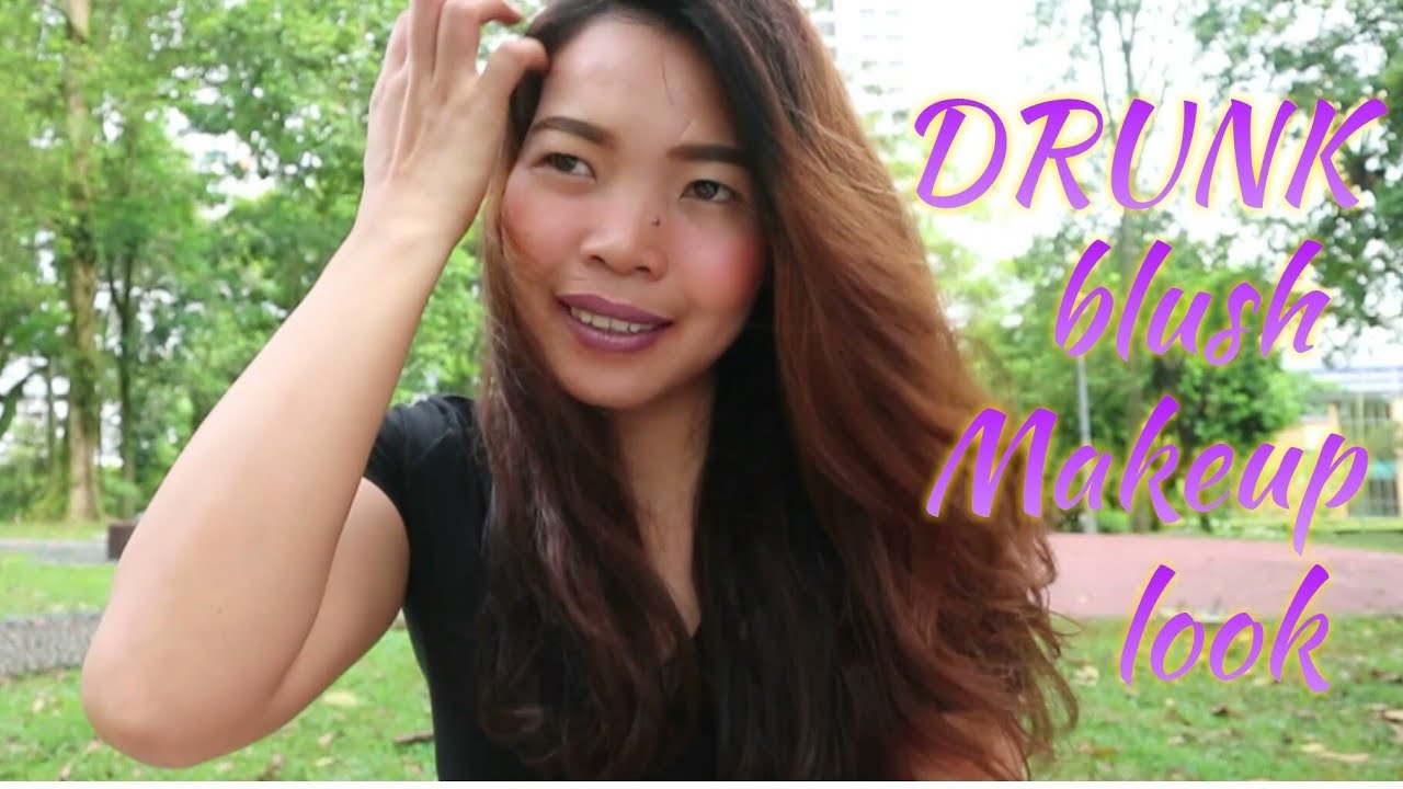 DRUNK BLUSH MAKEUP LOOK ft. Sabrinaxoxo - YouTube