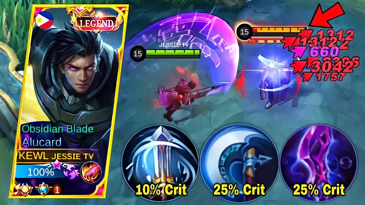 ALUCARD 1 HIT DELETE! ALUCARD CRITICAL BUILD IS BACK!!!🔥 - YouTube