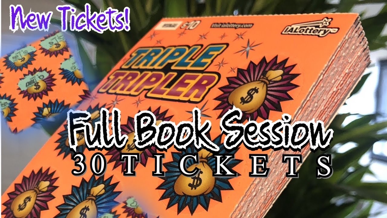 NEW TICKETS! IOWA LOTTERY SCRATCH TICKETS “ TRIPLE TRIPLER “ WIN UP TO ...
