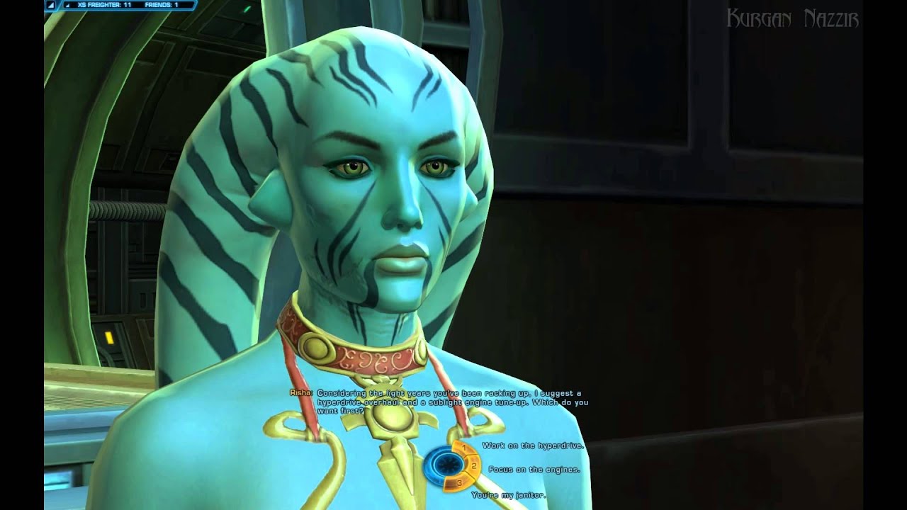 SWTOR - Talking with Risha - YouTube