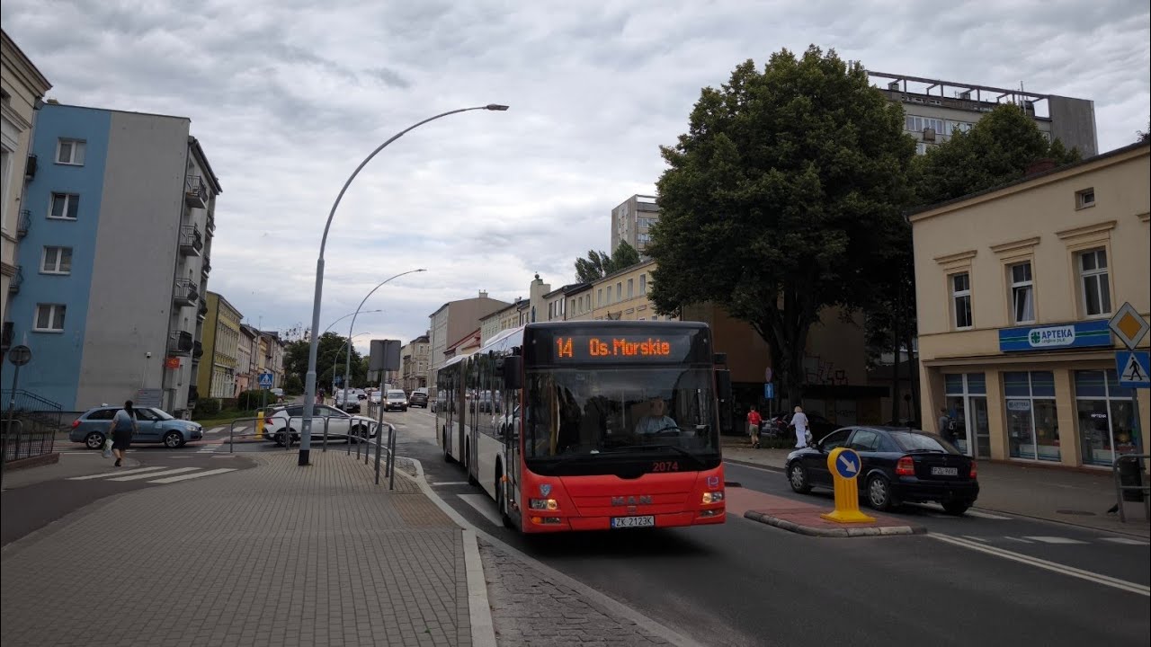MAN NG323 Lion's City GL #2074 [🚍14] MZK Koszalin - YouTube
