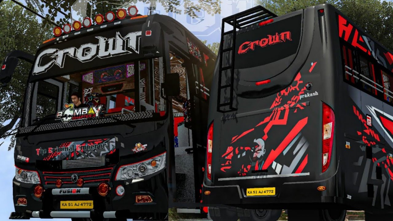 🛑CROWN |BOMBAY|⚡ ️4K PIXEL LIVERY LIONKING |ZEDONE BS4| PART 1 PACK MG ...