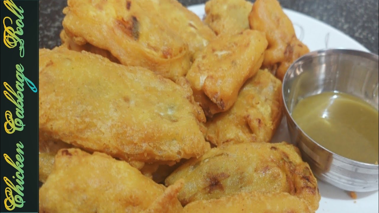 How To Make Chicken Stuffed Cabbage Roll Recipe|Fried Cabbage Roll ...