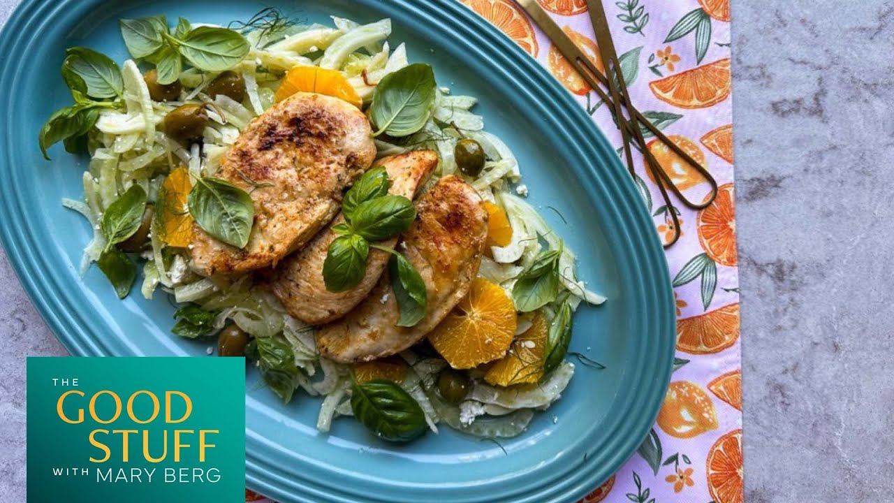 Mary's Recipe of the Day: Citrus Chicken with Fennel Orange Salad | The ...