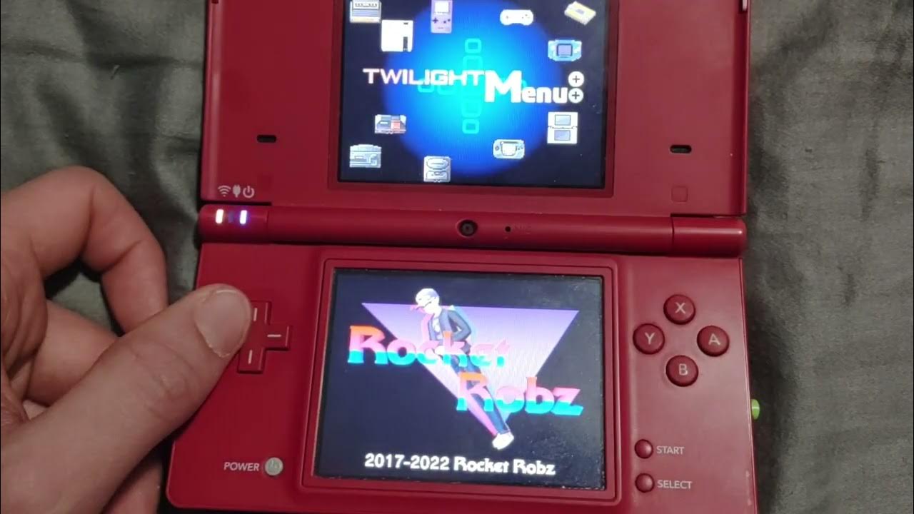 My modded dsi + My twilight menu ds collection - YouTube