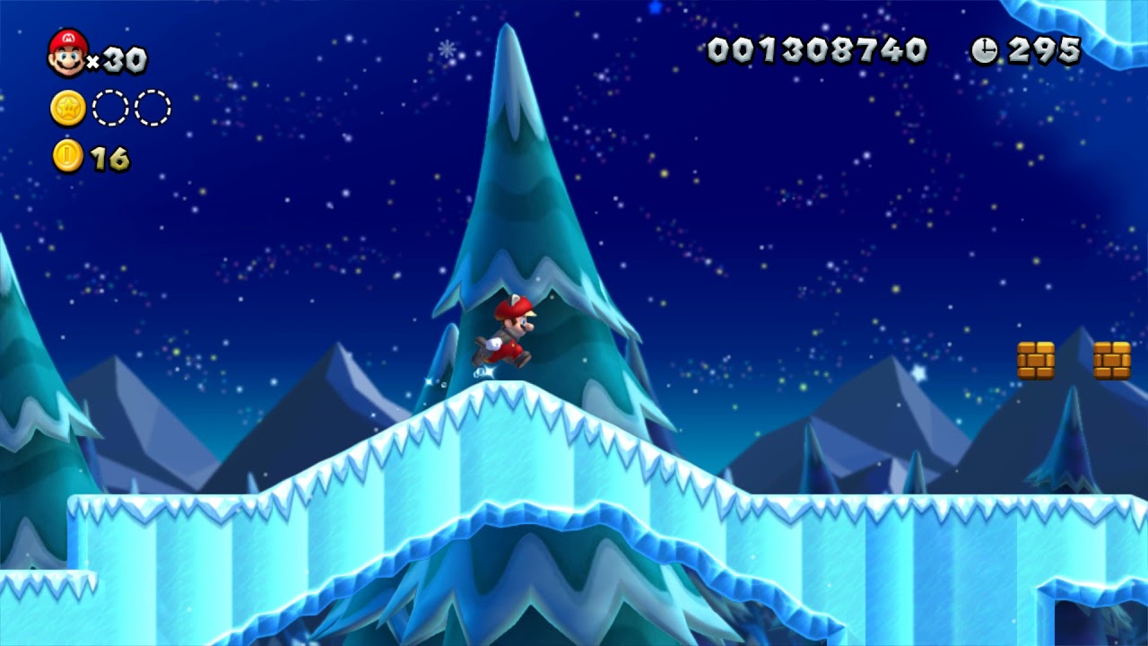 New Super Mario Bros. U - Frosted Glacier (World 4) (Cemu) - YouTube