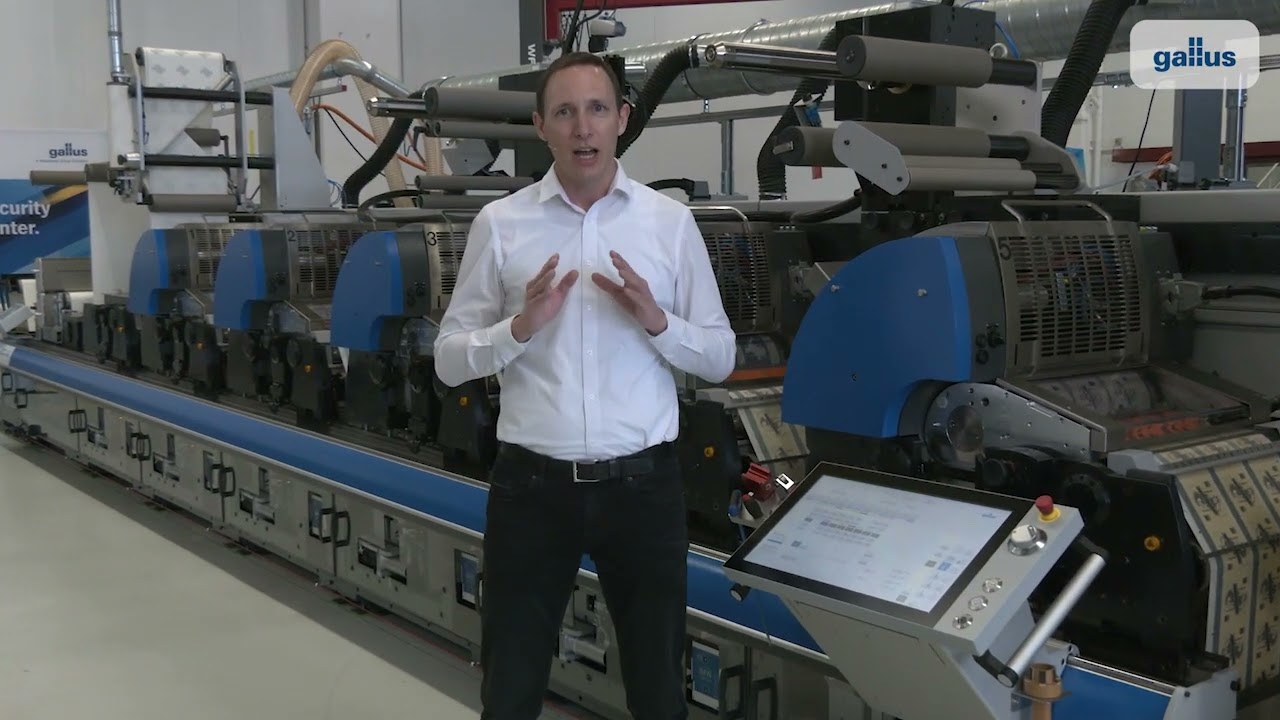 Gallus RCS 430 - Short Overview - YouTube