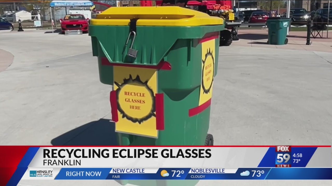 Johnson County finding ways to recycle eclipse glasses - YouTube