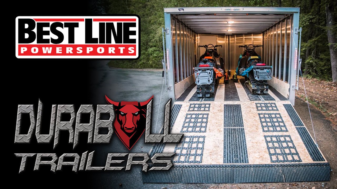 The BEST Trailer for Snowmobiles: DuraBull Multi-Sport Trailer Review ...