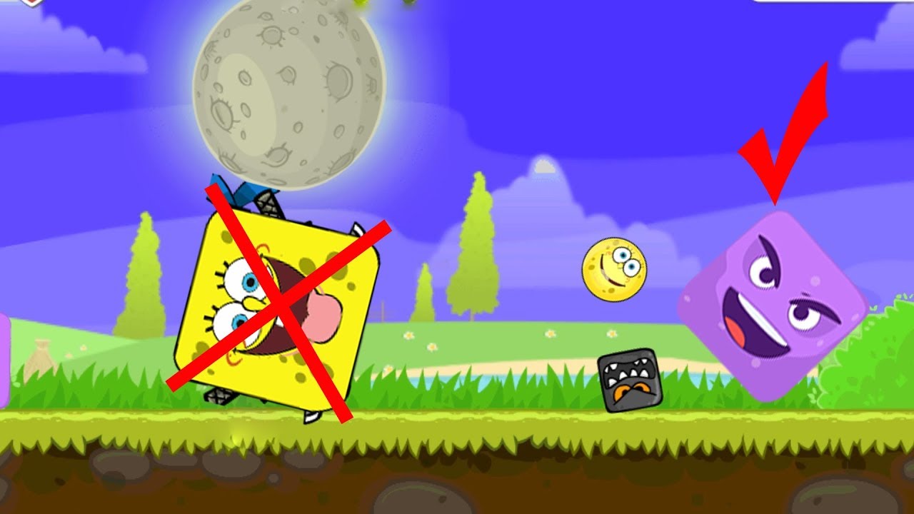 SPONGEBOB BALL IN RED BALL 4 INTO GREEN HILLS FIGHTS VOLUME 1 WITH ...