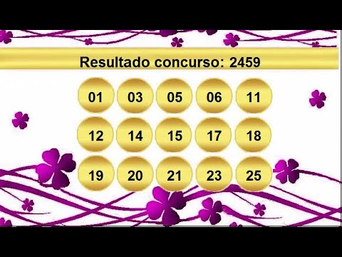 sorteio resultado lotofacil 2459 Palpite 2460