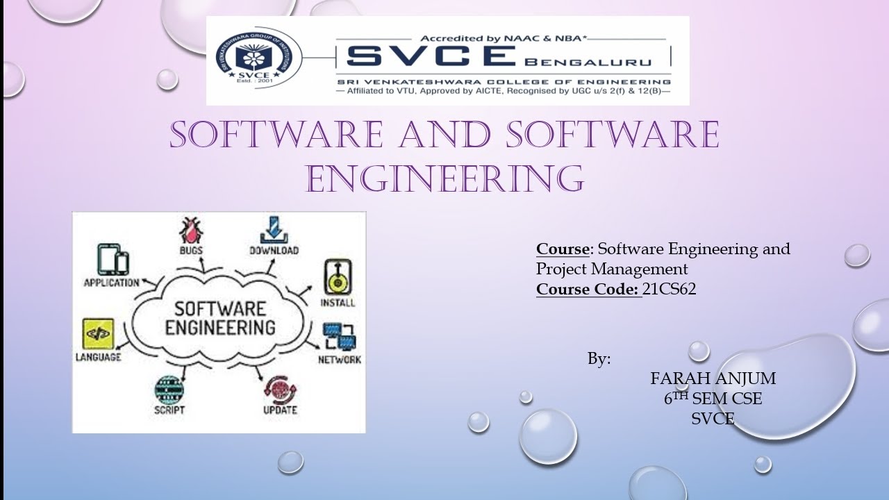 Software and Software Engineering|SOFTWARE ENGINEERING AND PROJECT ...