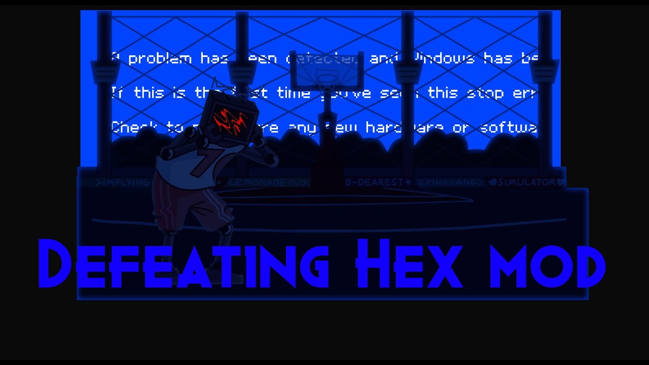 Defeating Hex mod Friday Night Funkin - YouTube