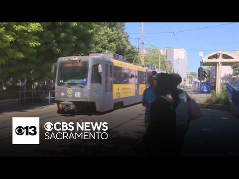Downtown Sacamento light rail service suspended as state workers return to office