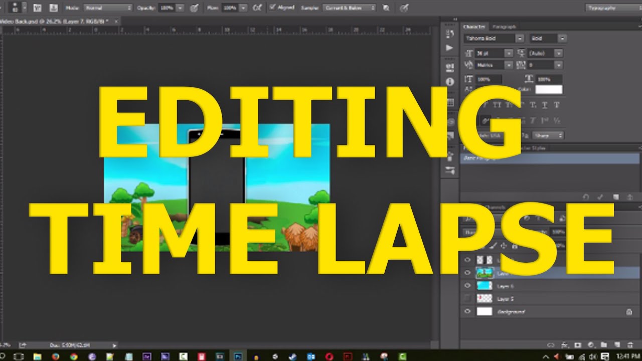 Editing Time Lapse - YouTube
