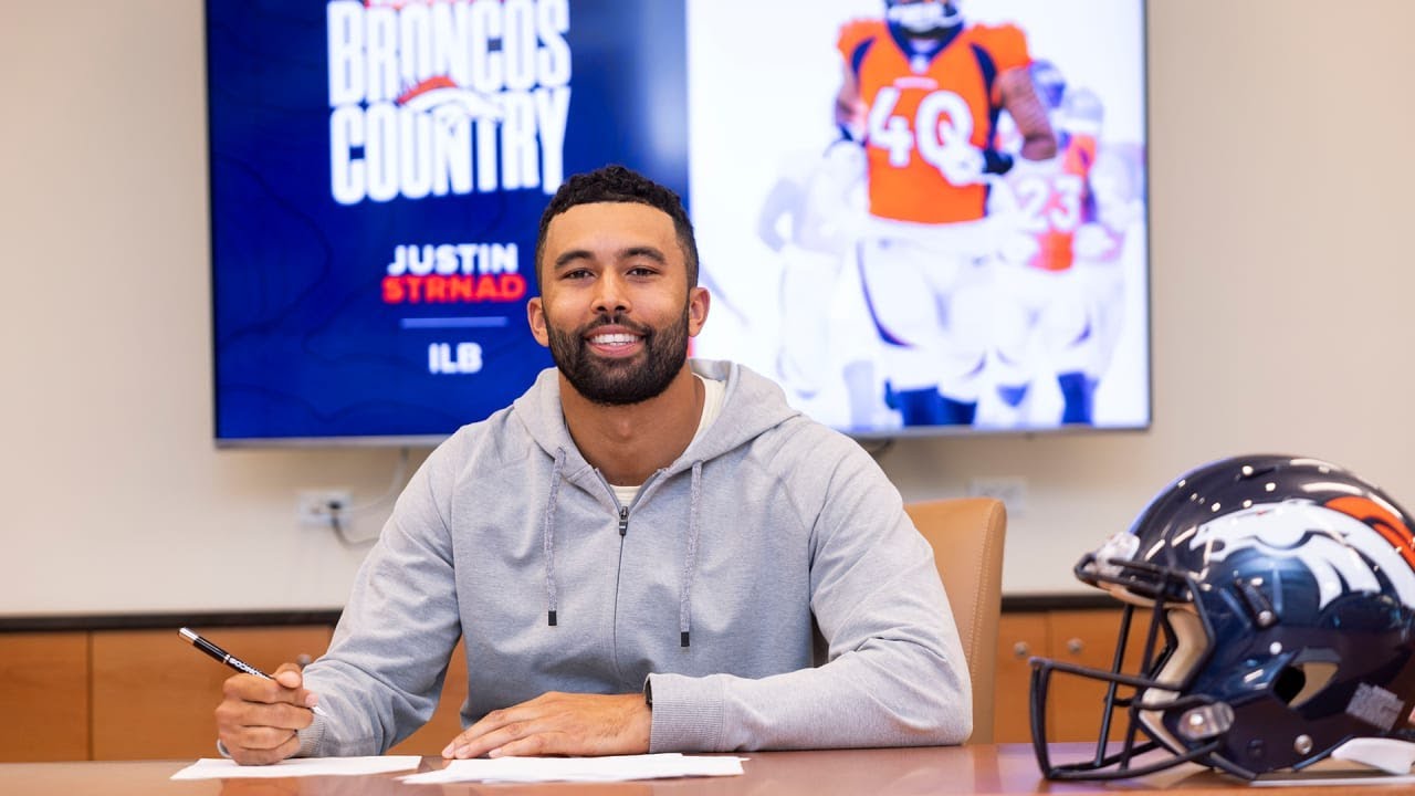 '[I'm] very excited to be back': ILB Justin Strnad on re-signing with ...