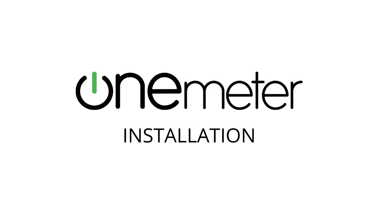 Installation - OneMeter - YouTube