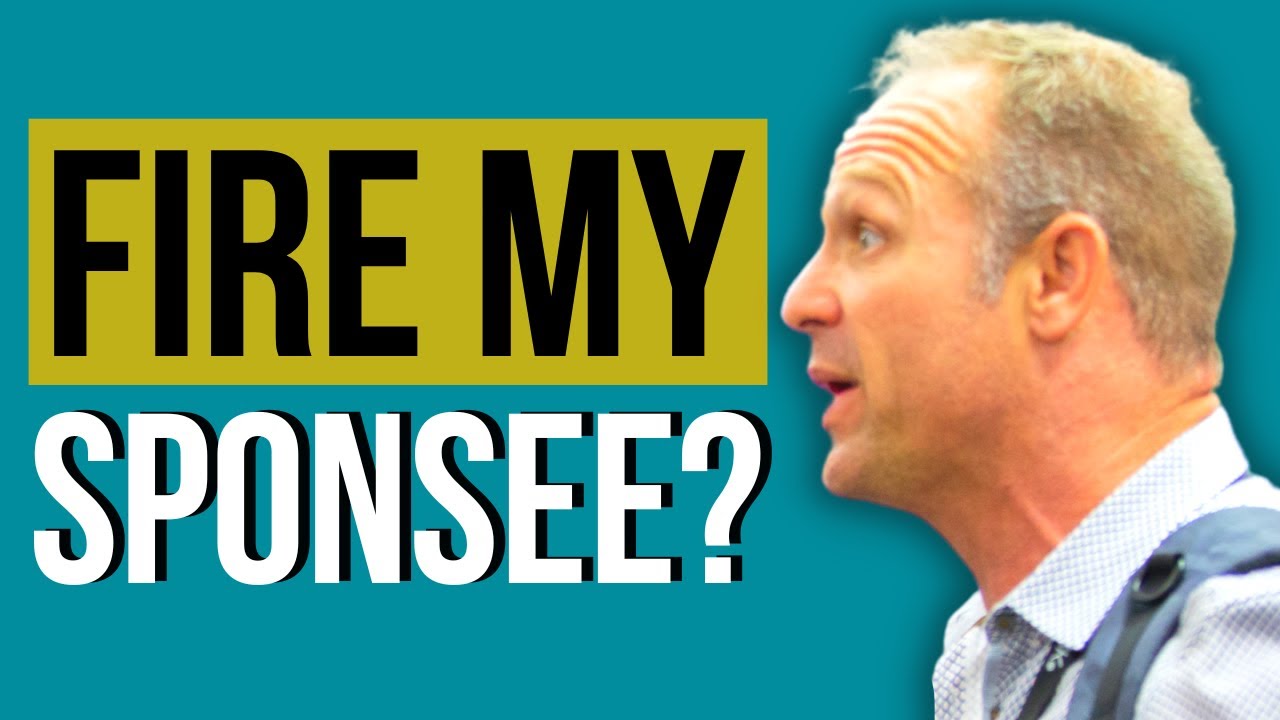 SIGNS that I should I fire my sponsee | Addiction Recovery Journey - YouTube