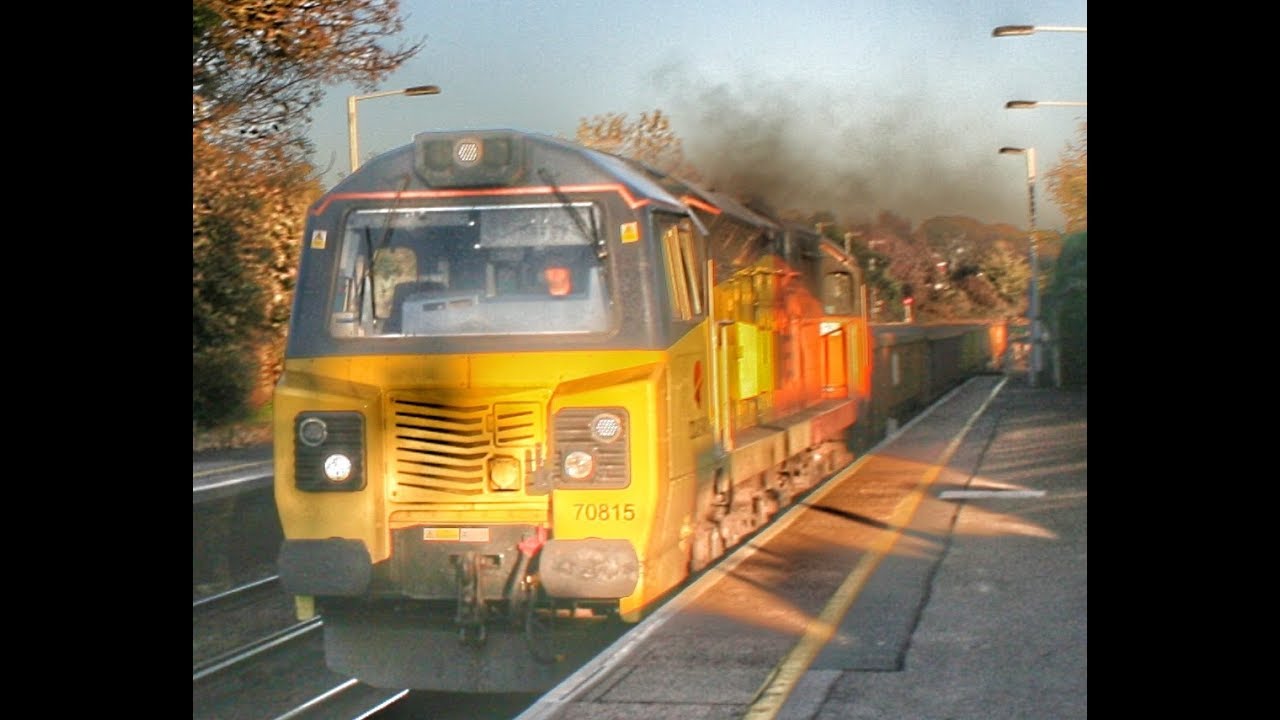 Colas Rail Fully Loaded Engineers Trains at Portslade With Clag And ...