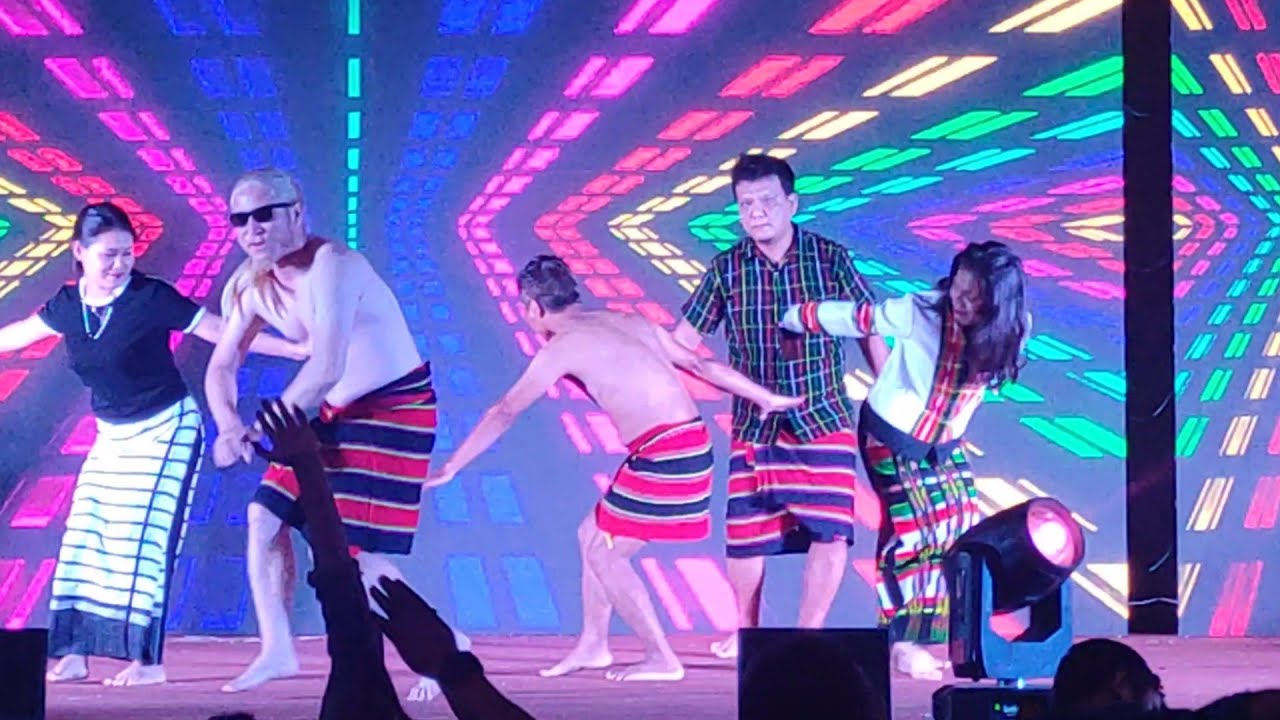 Mizoram traditional cheraw dance performance in Big canvas meet - YouTube