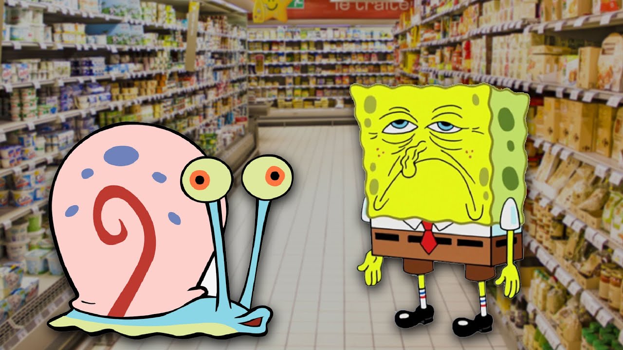 Gary Snail And Spongebob Skittles Meme Meme Mentom / memes - YouTube