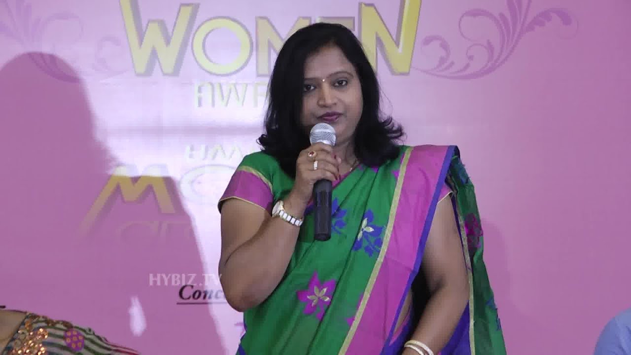 Anil Jyothi Reddy At Glorious Women Awards Hybiztv Youtube