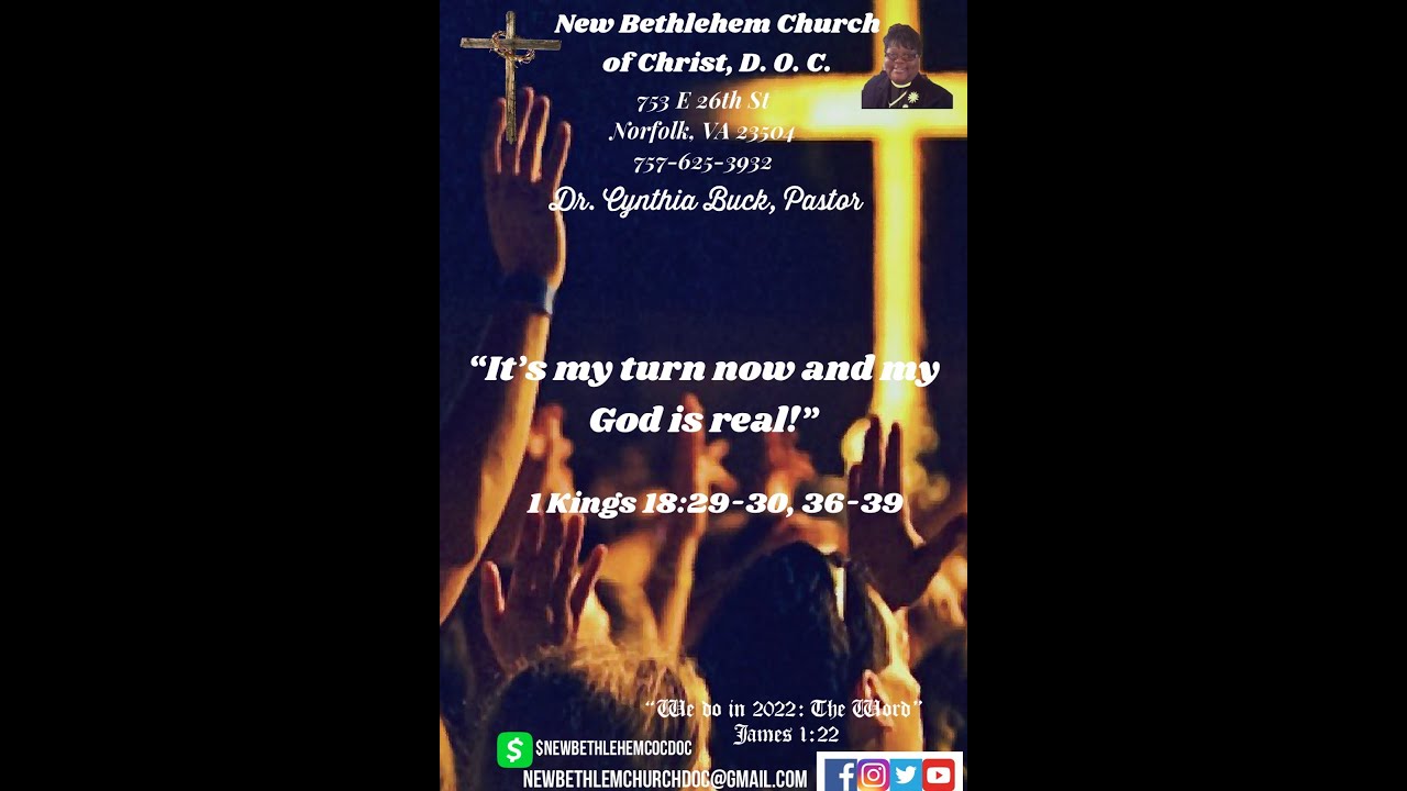 Dr. Cynthia Buck, "It's my turn and my God is real." - YouTube