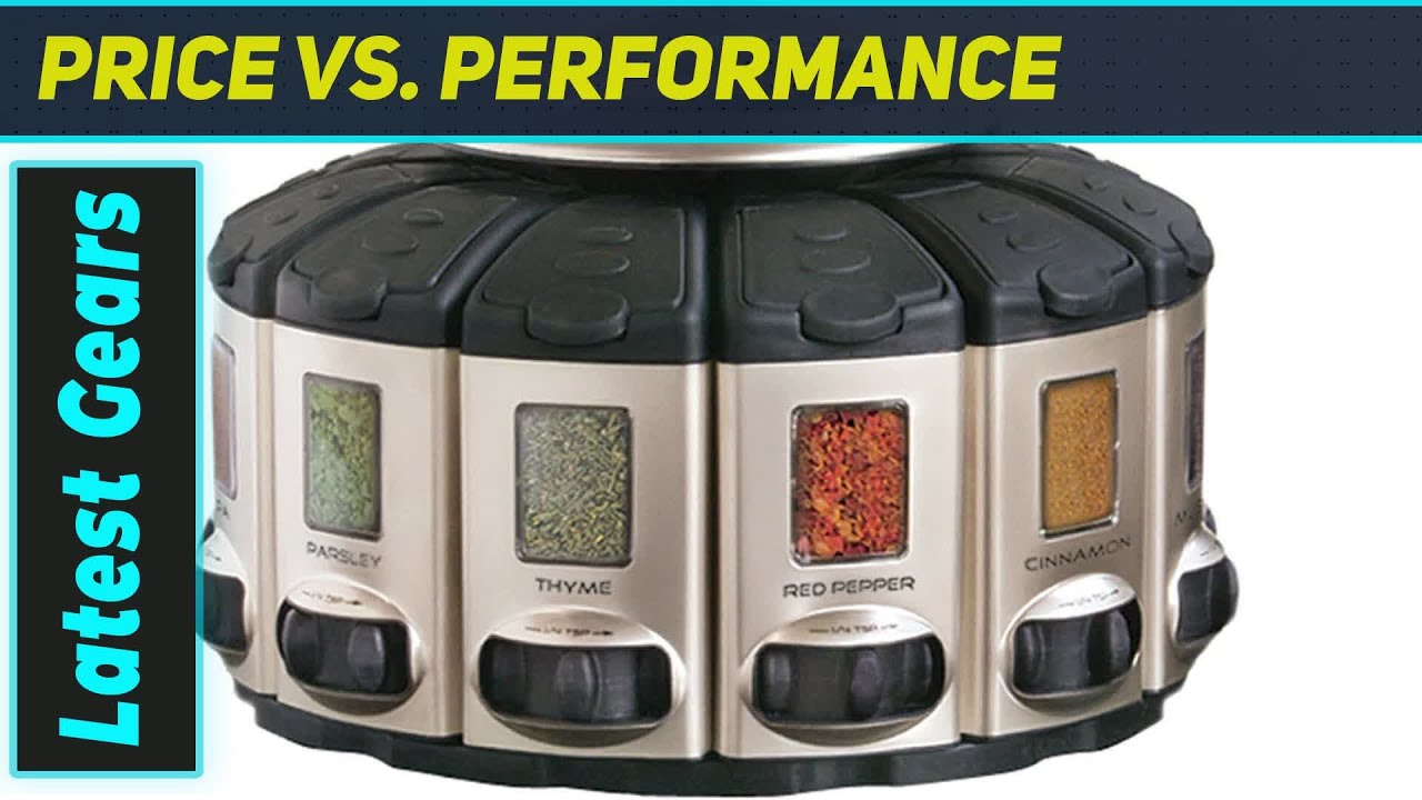 KitchenArt Select-A-Spice Auto-Measure Carousel – The Most Convenient ...