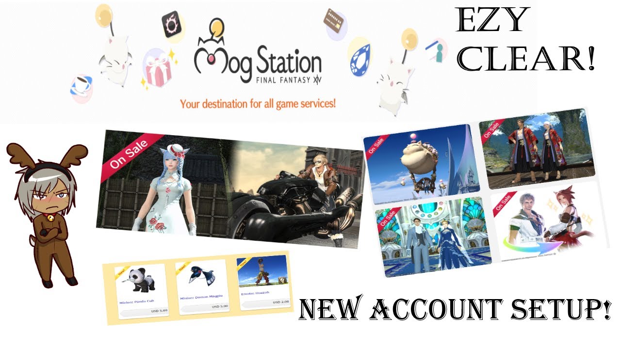 Final Fantasy XIV Mog Station Signup - Eorzean Bytes - YouTube