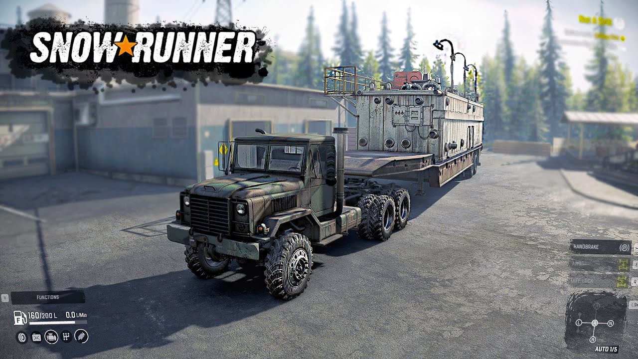 Mega Cargo Haul | Army Truck | Snowrunner - YouTube