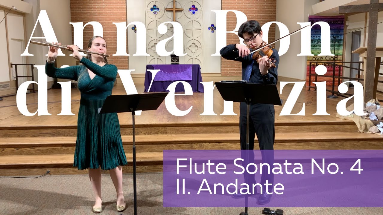 Anna Bon di Venezia - II. Andante from Flute Sonata in D Major, Op.1 No ...