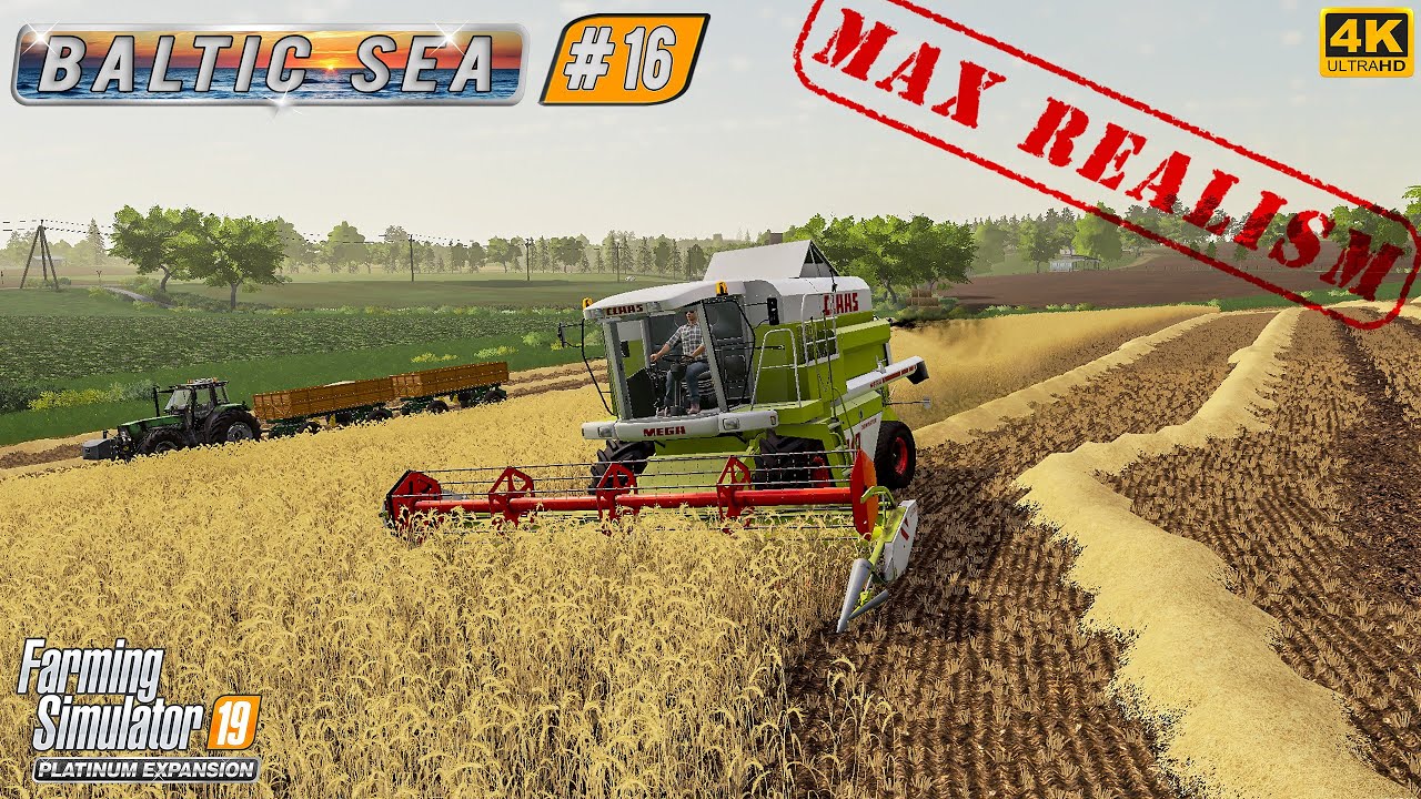 MAX REALISM in The Baltic Sea #16 ⭐ Farming Simulator 19 ⭐ TimeLapse ...