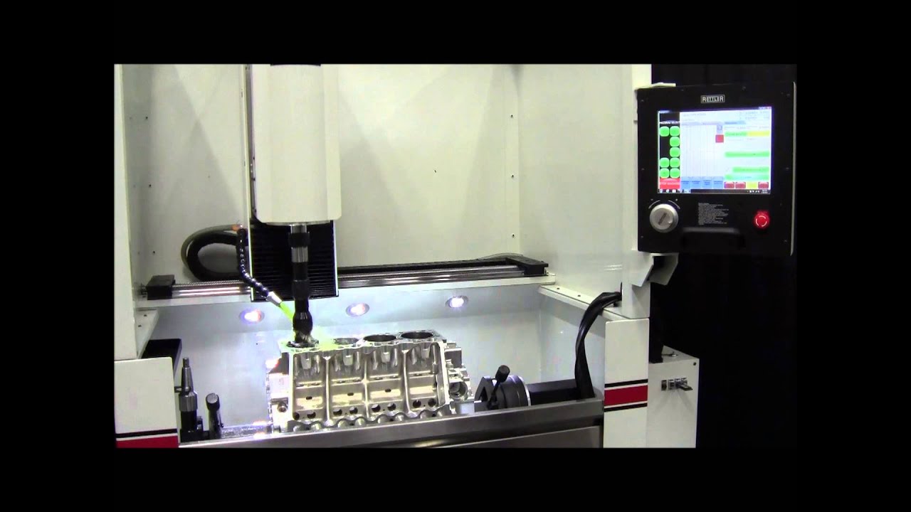 Rottler H75A Honing Top Fuel Drag Race Block - YouTube