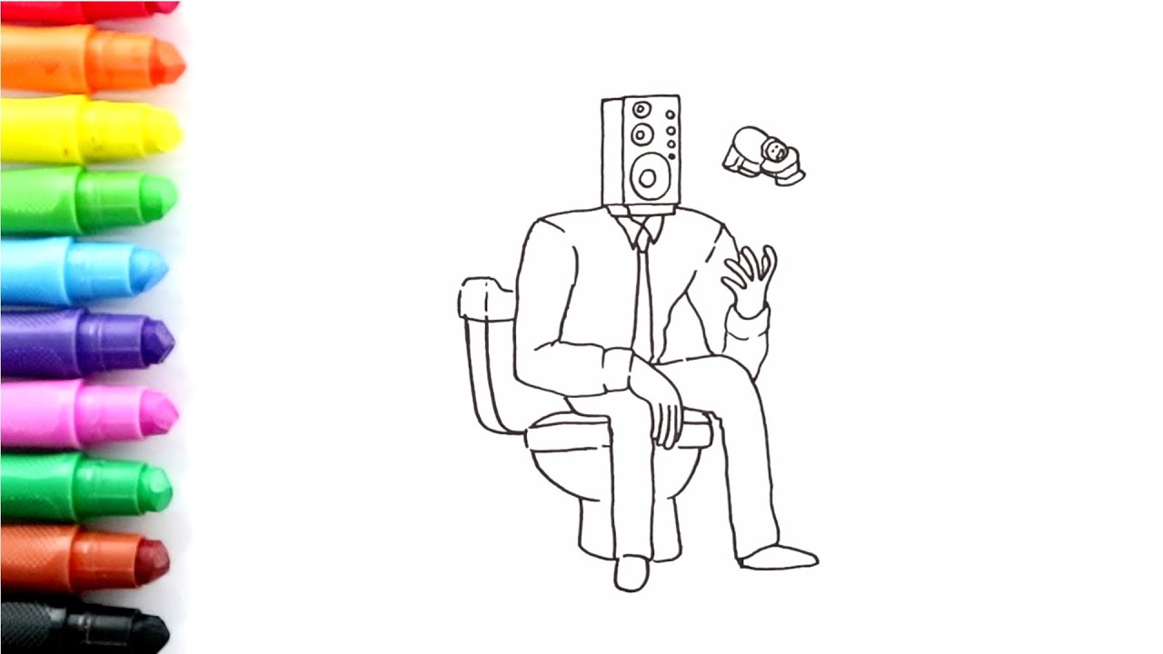 How to draw Large Speakerman Epic Moment (SKIBIDI TOILET 62) - YouTube