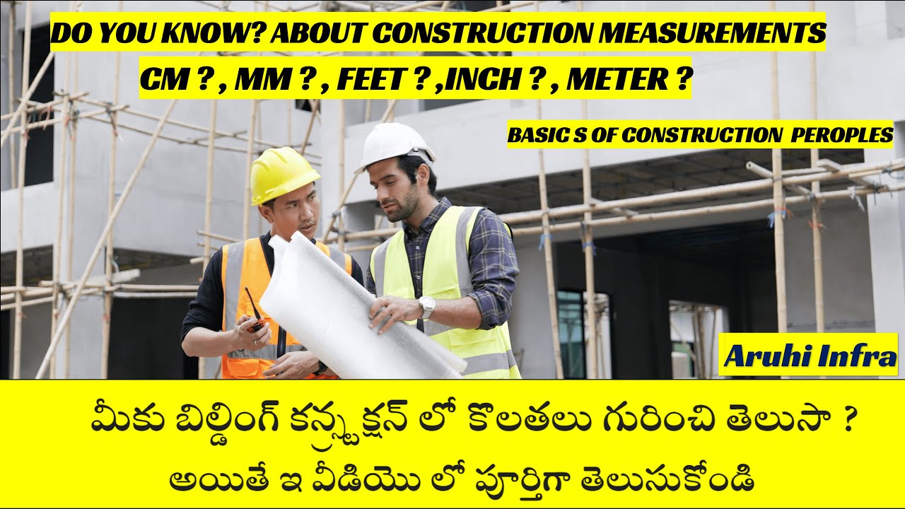 Basic knowledge for civil construction engineers# mestri # construction ...