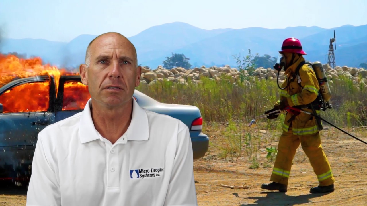 The WASP Fire Suppression Demo - YouTube