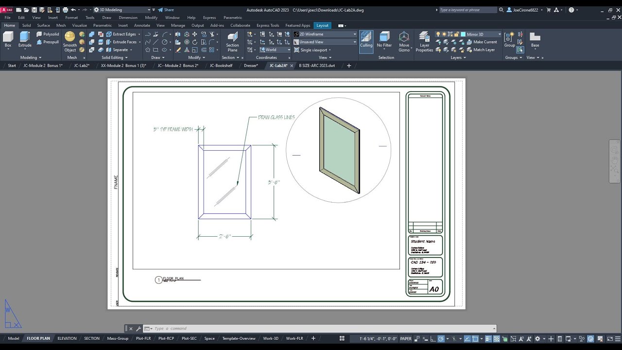 Lab2 Mirror 3D - YouTube