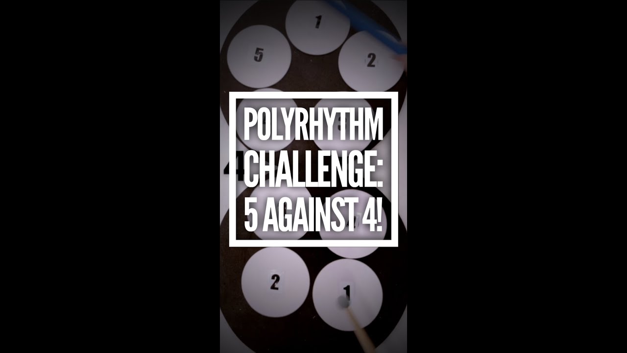 Polyrhythm Challenge! 5 against 4 - YouTube