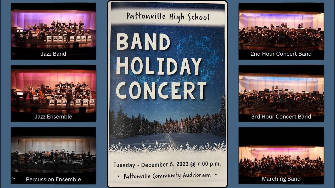 2023-12-05 •PHS Band Holiday Concert - YouTube