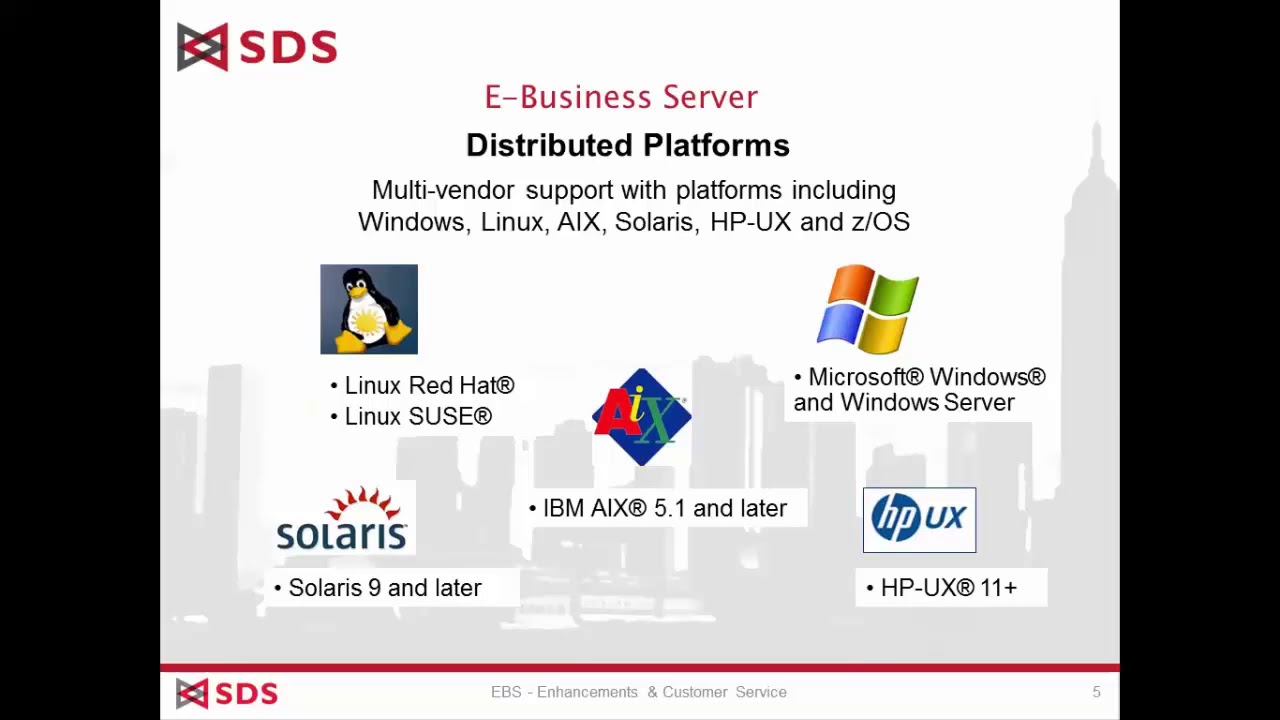 SDS E-Business Server - Product Enhancements and Features - YouTube